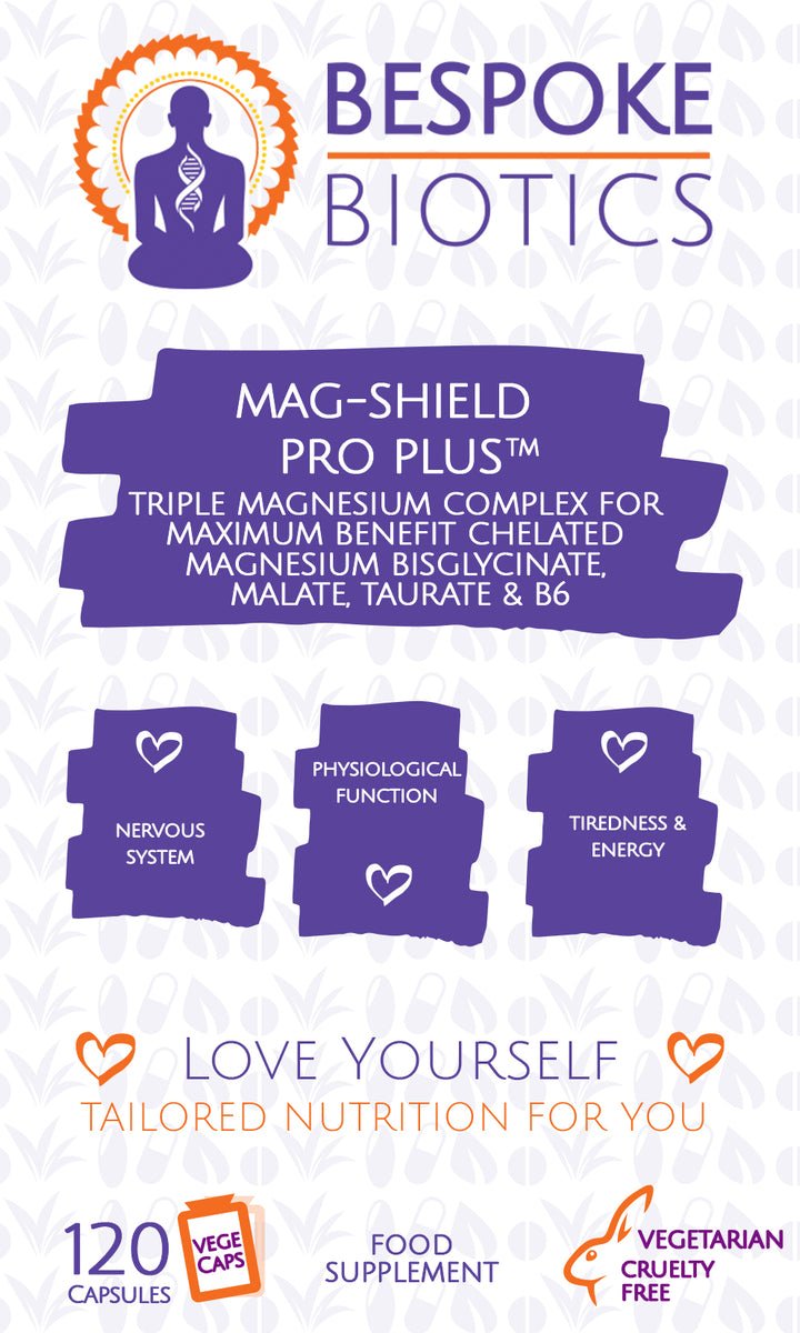 Mag-Shield Pro Plus 3X Magnesium Complex 120 Capsules. A blend of Magn ...